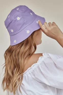 Hot Daisy Hat-Lilac Women Hats - Your Summer Style